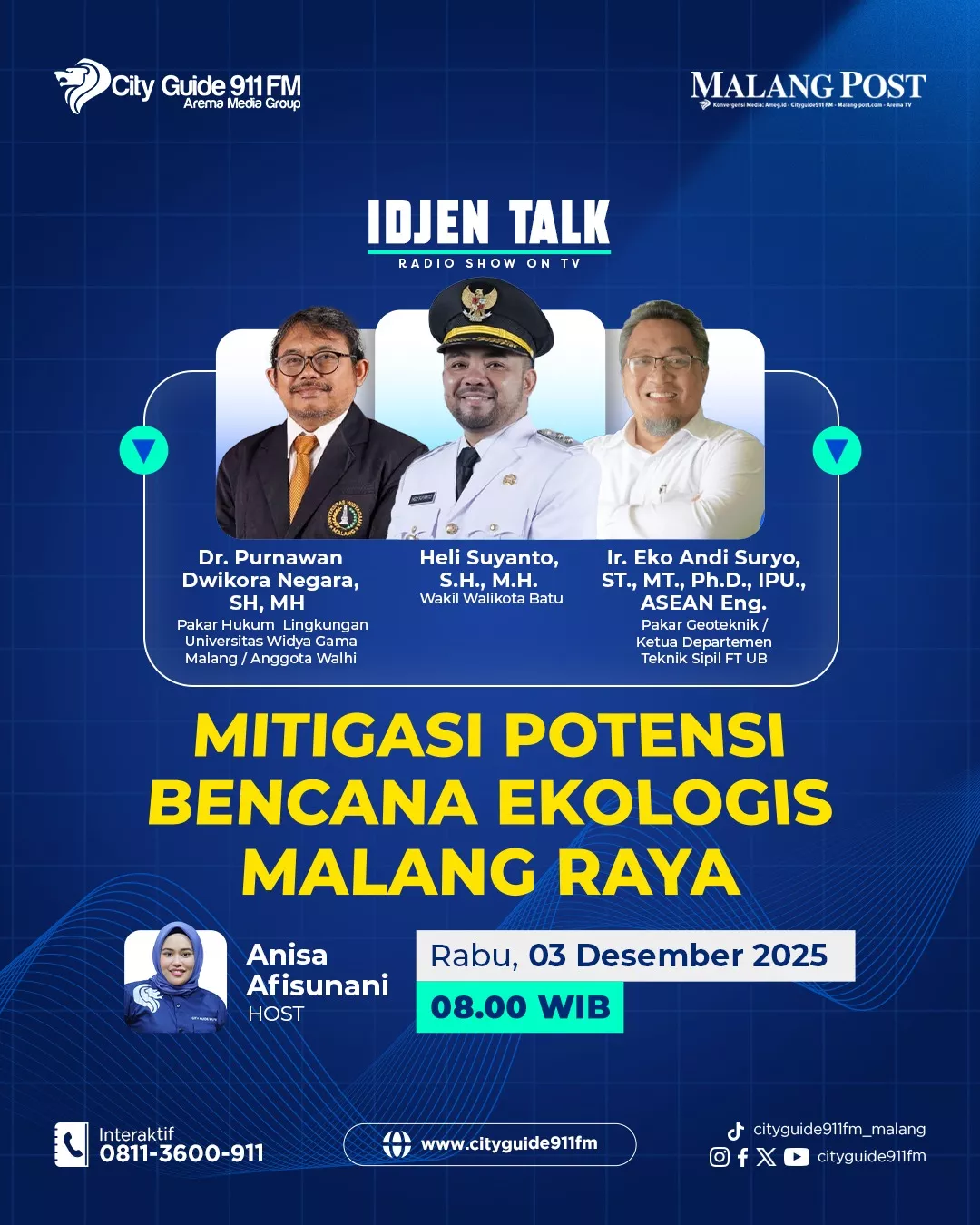 Mitigasi Potensi Bencana Ekologis Malang Raya